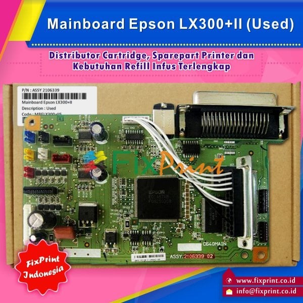Jual Board Printer Epson LX-300+II- Mainboard LX300+II- Motherboard ...