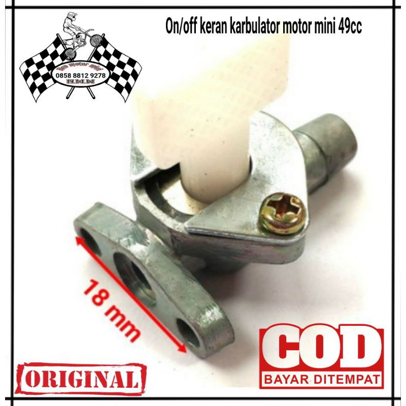 Jual KERAN BENSIN/KRAN BENSIN-ON/OFF KARBULATOR MOTOR MINI TRAIL/MINI GP/MINI ATV-MESIN RUMPUT ...