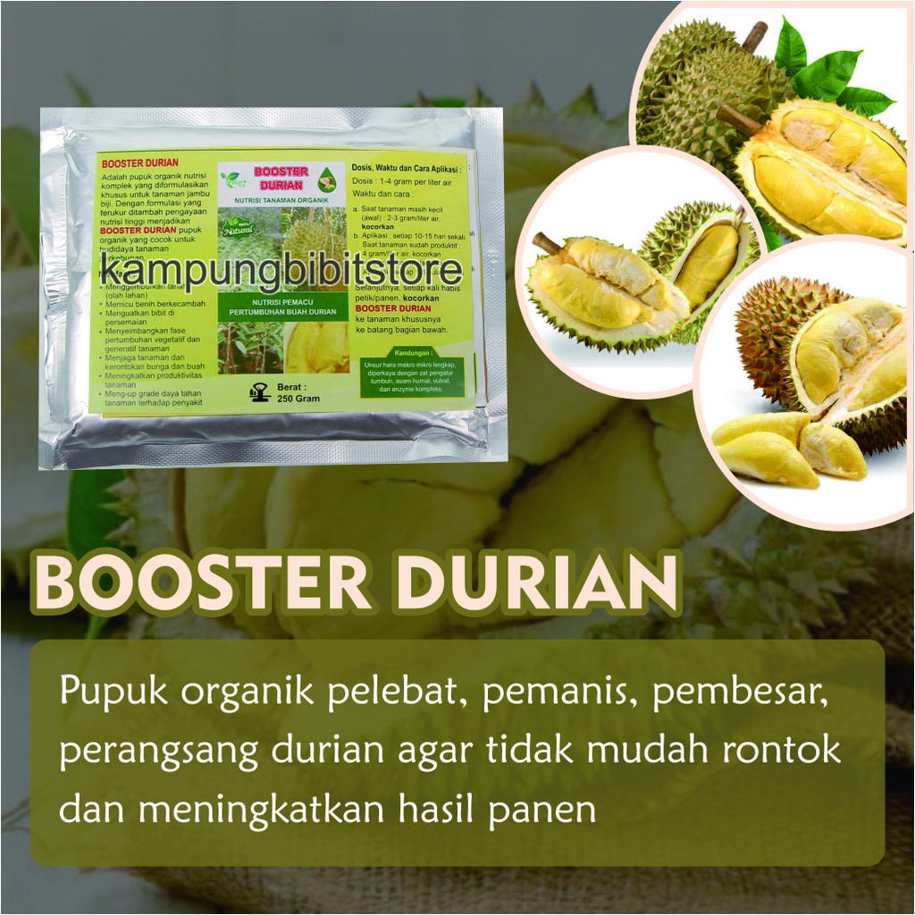 Jual Pupuk Booster Pohon Durian, Booster Durian Agar Berbuah Lebat | Shopee Indonesia