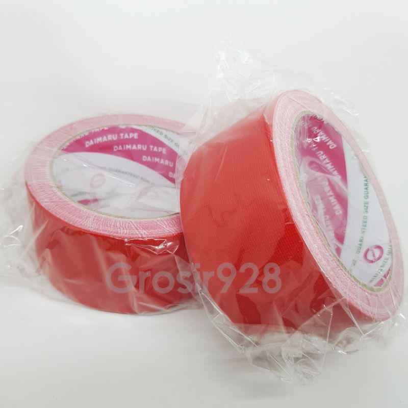 Jual Plakban / Lakban kain / Cloth Tape merk Daimaru Merah 48mm / 2 inch | Shopee Indonesia