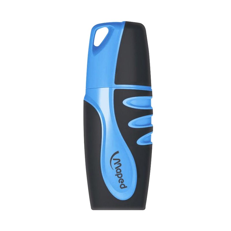 Jual Maped Highlighter Fluo Peps Pocket Blue - Display | Shopee Indonesia
