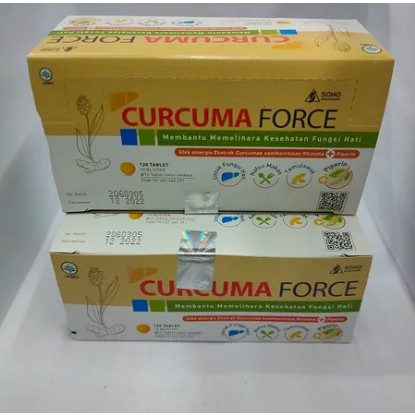 Jual CURCUMA FORCE 1box isi 120 Tablet | Shopee Indonesia