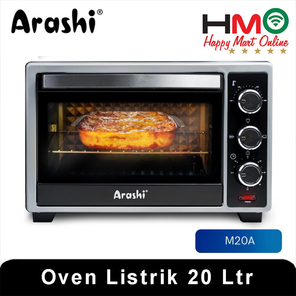 Jual Arashi Electric Oven Listik Kapasitas 20 liter Arashi M-20A M 20 A | Shopee Indonesia