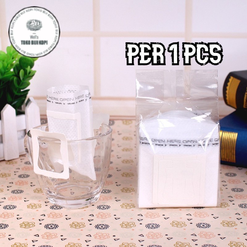 Jual FILTER KOPI DRIP BAG COFFEE FILTER - 1 PCS | Shopee Indonesia