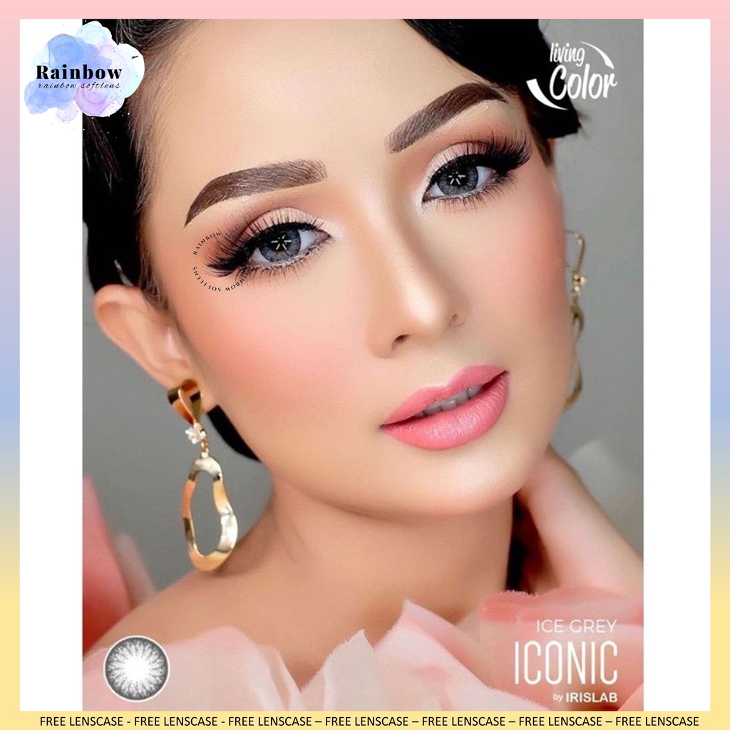 Jual COD SOFTLENS LIVING COLOR ICONIC NORMAL BY IRISLAB DIAMETER 14.4MM ...