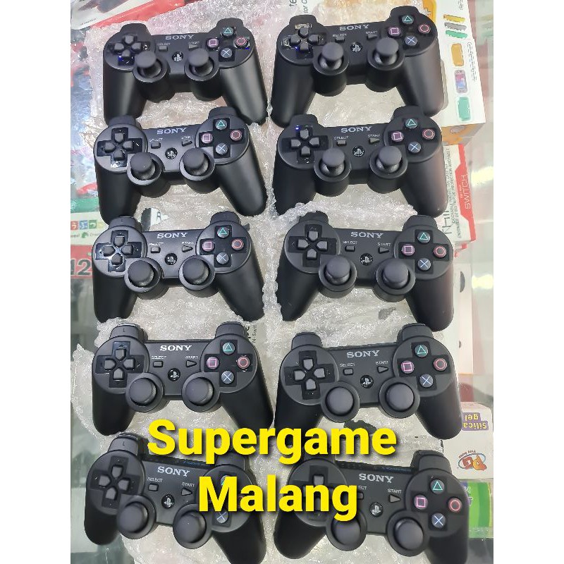 Jual Stik PS 3 Ori Mesin OM Getar PS3 OM Wireless Controller DualShock ...