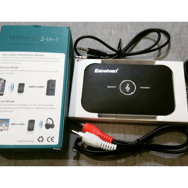Jual Transmitter n receiver a2dp bluetooth audio 2 in1 b6 audio adapter Converter Audio ...
