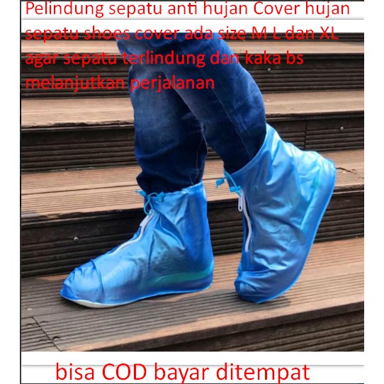 Jual Pelindung sepatu anti hujan Cover hujan sepatu shoes cover ada ...