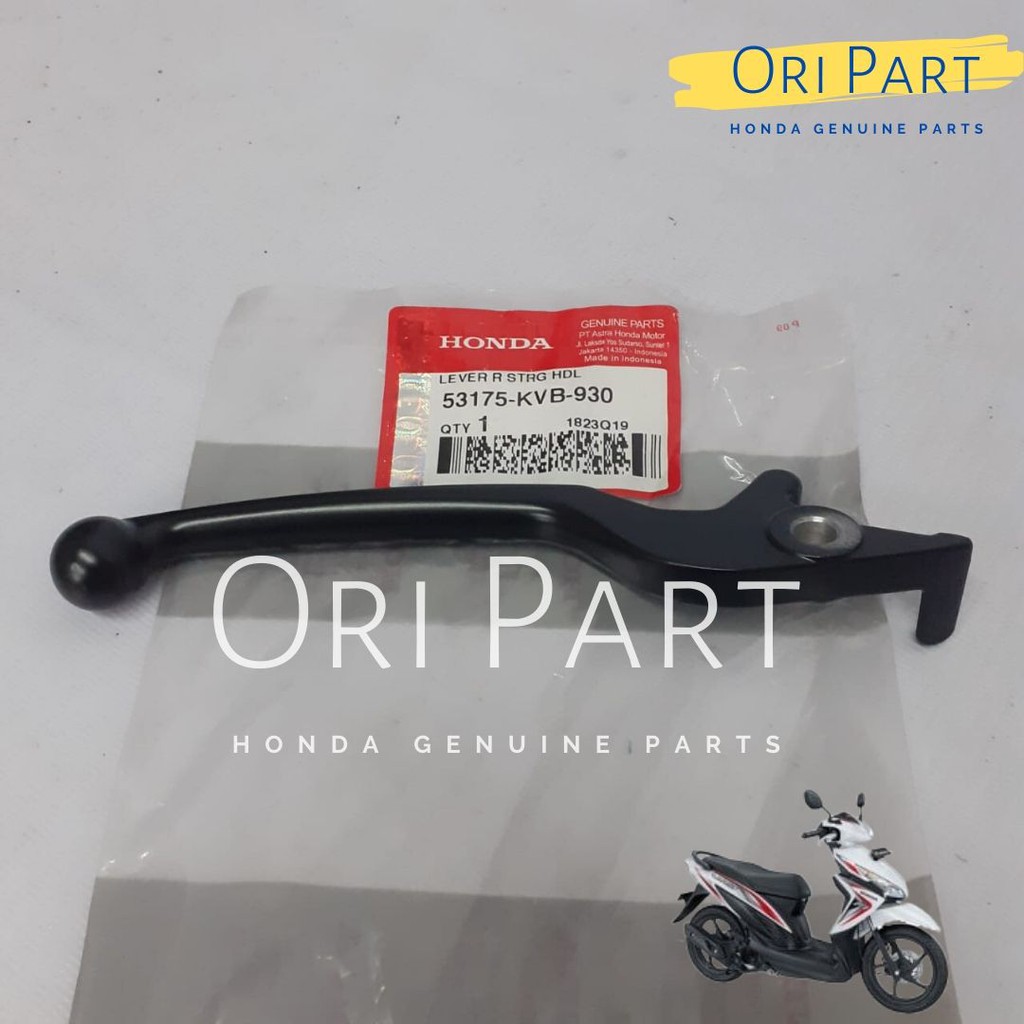 Jual Handle Rem Kanan Hitam Vario 110 CW karbu Ori AHM 53175KVB930 ...