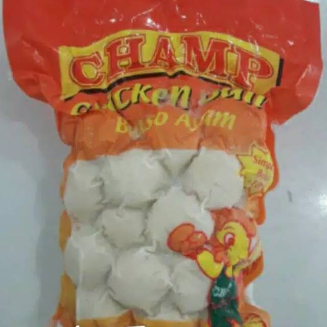Jual Champ Bakso Ayam 500 gram Baso Champ 500gr | Shopee Indonesia
