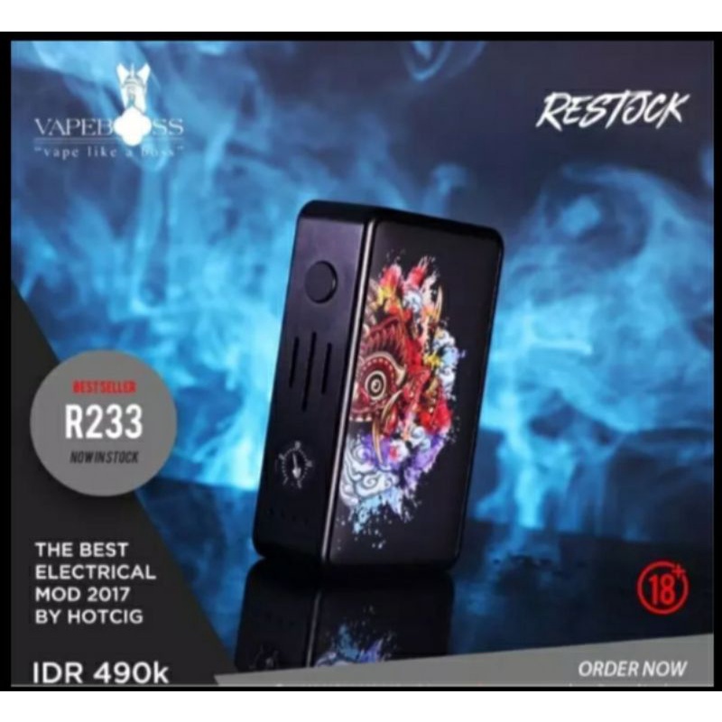 Jual R233 TC BOX MOD AUTHENTIC 233W By Hotcig (Edition Barong) | Shopee ...
