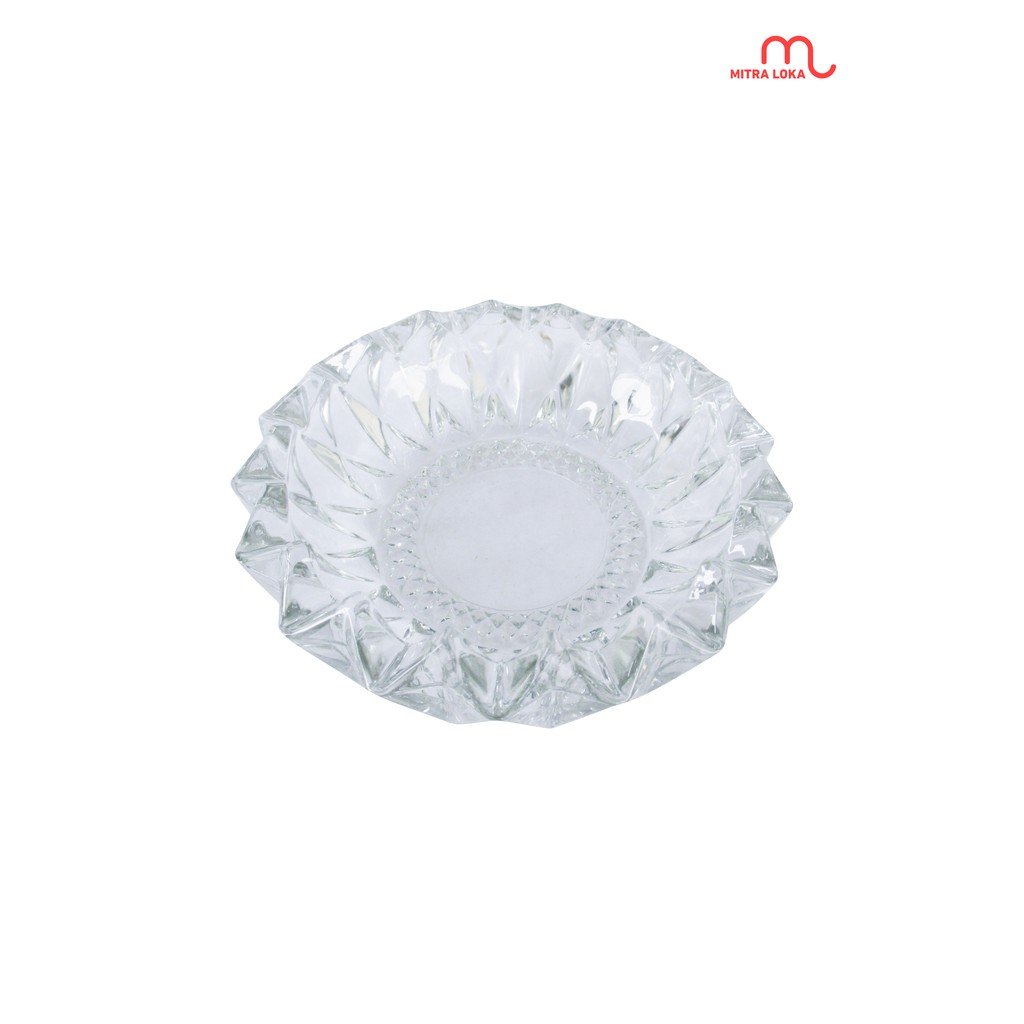 Jual Mitra Loka Asbak Rokok Kaca Besar Kedaung Glass | Shopee Indonesia