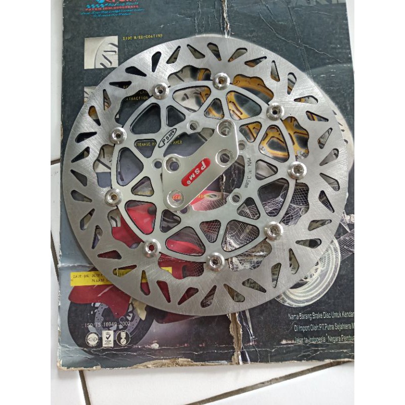 Jual piringan cakram disk disc PSM Titanium floating vixion 320mm ...