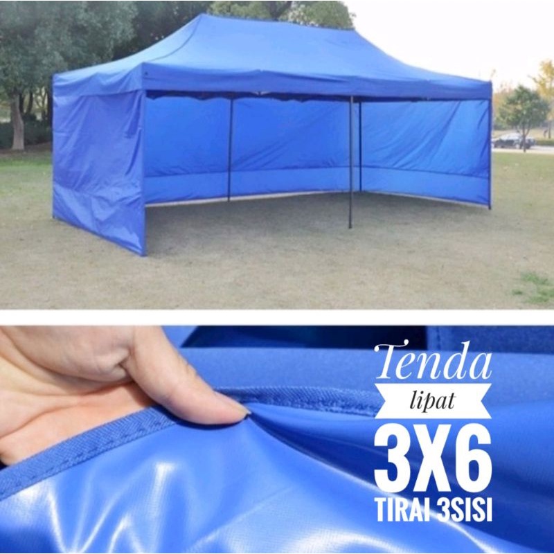 Jual TENDA LIPAT 3X6 TIRAI 3SISI | Shopee Indonesia