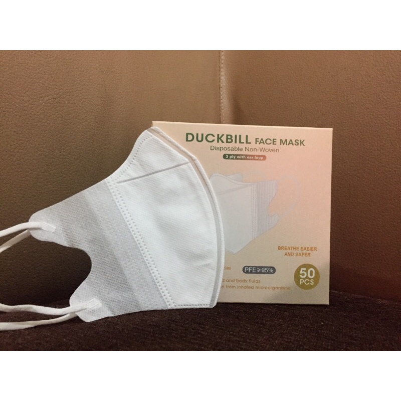 Jual Masker duckbill Face Mask / 3 ply earloop / duckbill / Face Mask ...