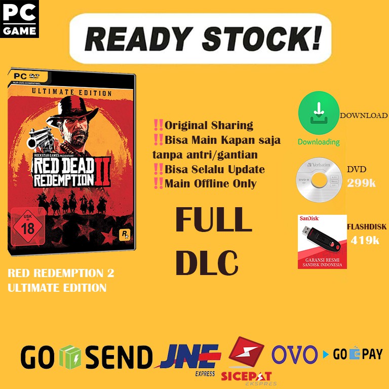 Jual Red Dead Redemption 2 ULTIMATE EDITION PC GAME ORIGINAL + DLC ...