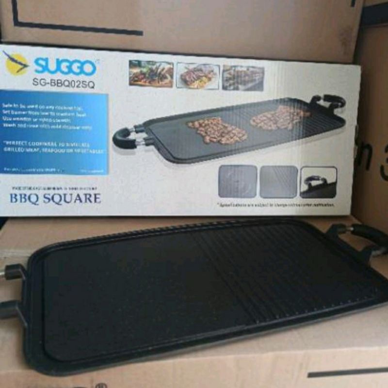 Jual Multi grill pan alat panggang daging BBQ tanpa lengket bahan ...