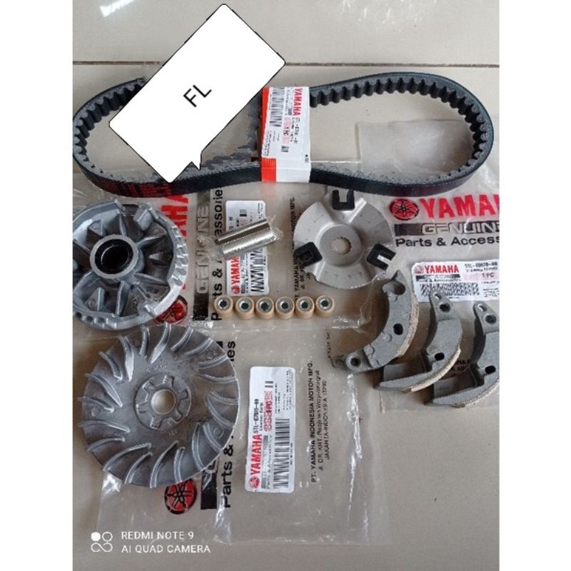 Jual PAKET CVT V-BELT+RUMAH LOLLER ASSY SET,KIPAS LOLLER+KAMPAS GANDA ...