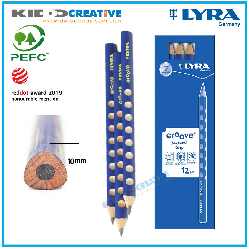 Jual LYRA GROOVE GRAPHITE PENCIL B #1870101 | Shopee Indonesia