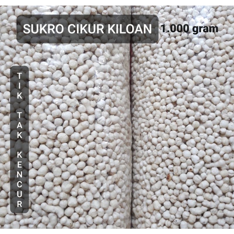 Jual SUKRO CIKUR KILOAN / TIK TAK CIKUR 1.000 gram TIK TAK TABUR BASO ...
