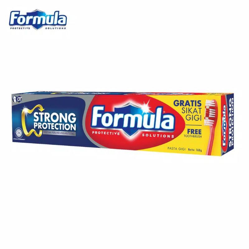 Jual Formula Pasta Gigi Strong Protector 160 g (Gratis Sikat Gigi ...