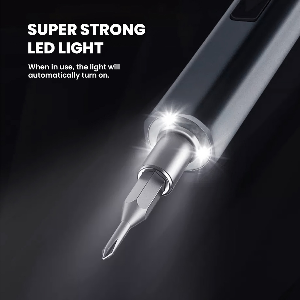 Jual UNEED Cordless Electric Screwdriver / Obeng Listrik 35 Set ...