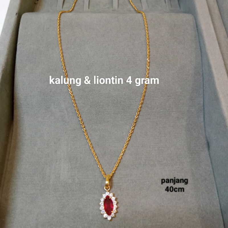 Jual Kalung Liontin Emas Muda Dewasa | Shopee Indonesia