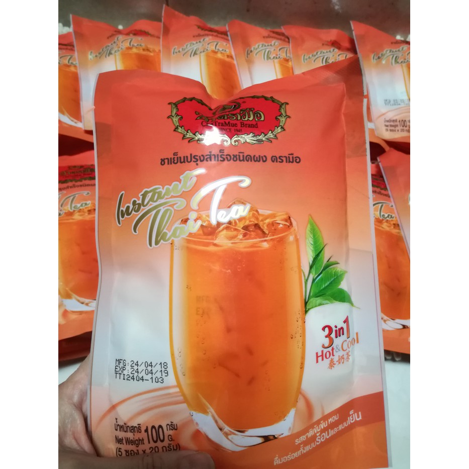 Jual Chatramue instant Thai Tea number one 3in1 3 in 1 isi 5 sachet ...