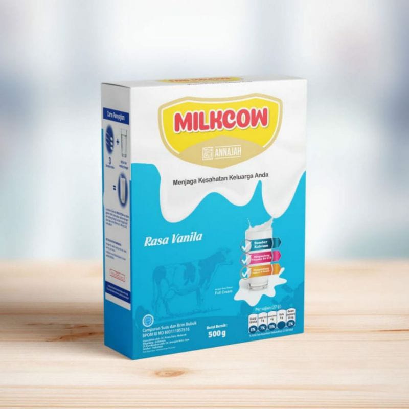 Jual Milkcow Susu Sapi Bubuk Penggemuk Badan Tiga Varian Rasa 500gr ...