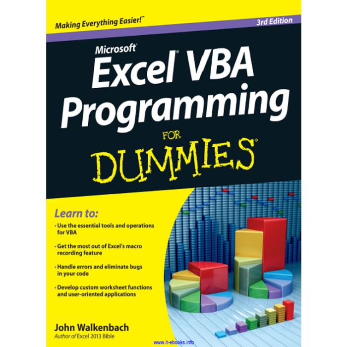 Jual Buku - Excel® VBA Programming For Dummies®, 3rd Edition | Shopee Indonesia