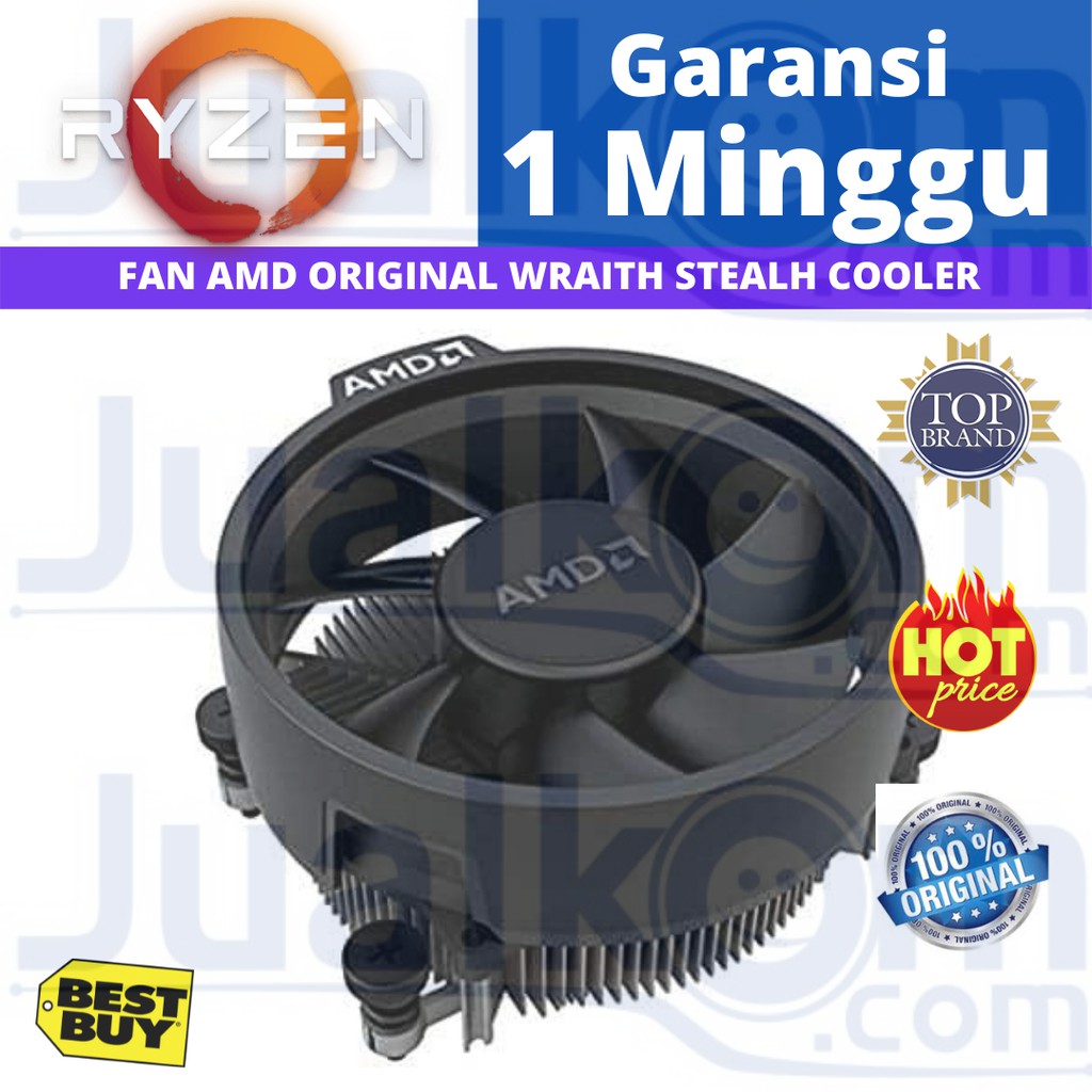 Jual Fan AMD Ryzen Original Fan Cooler AM4 Wraith Stealth Cooler ...
