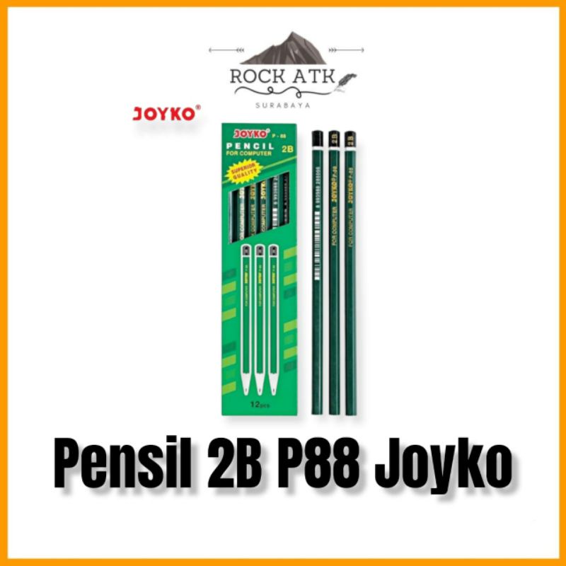 Jual Pensil 2B Joyko P88 Hijau ORI - Pensil Lead 2B Ujian Komputer ... Jual Pensil 2B Joyko P88 Hijau ORI - Pensil Lead 2B Ujian Komputer ...