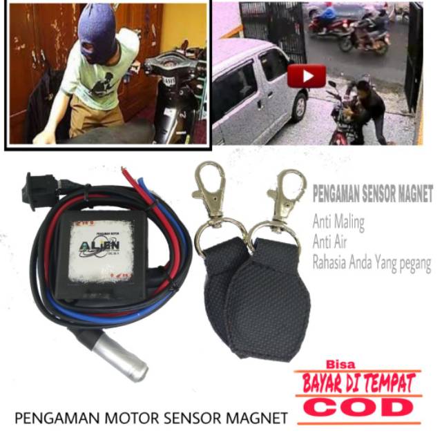 Jual Kunci Pengaman Motor Sensor Magnet Anti Maling | Shopee Indonesia