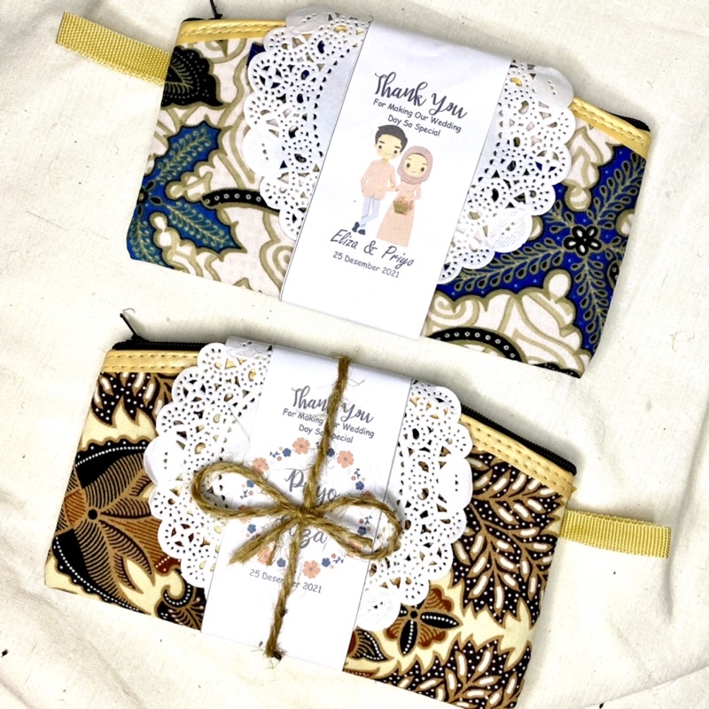 Jual SOUVENIR PERNIKAHAN DOMPET BATIK MURAH KHAS JOGJA | Shopee Indonesia