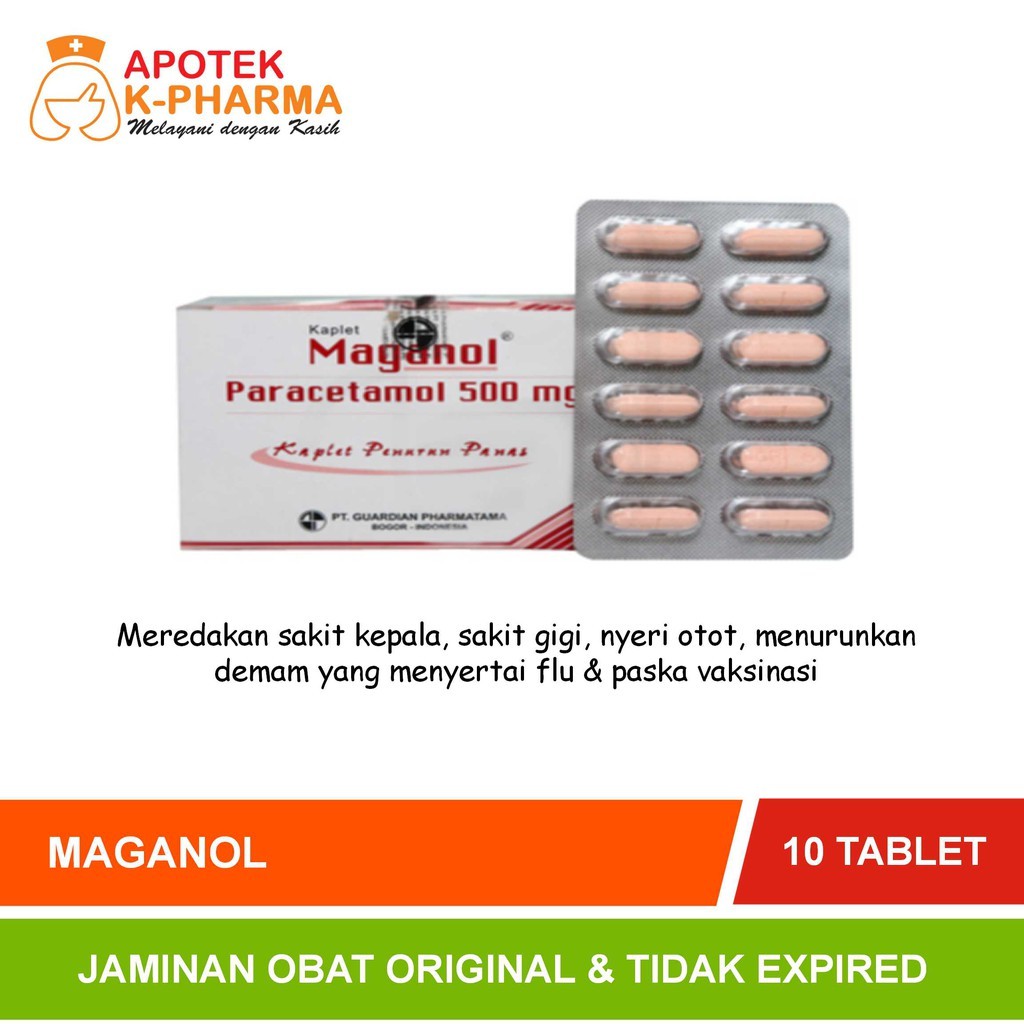 Jual Maganol Strip Isi 12 Tablet Obat Original Guardian | Shopee Indonesia