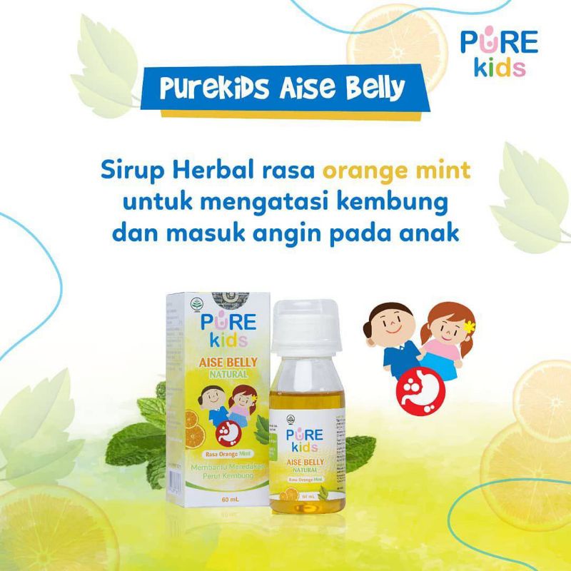 Jual pure kids aise belly 60ml / obat perut kembung | Shopee Indonesia