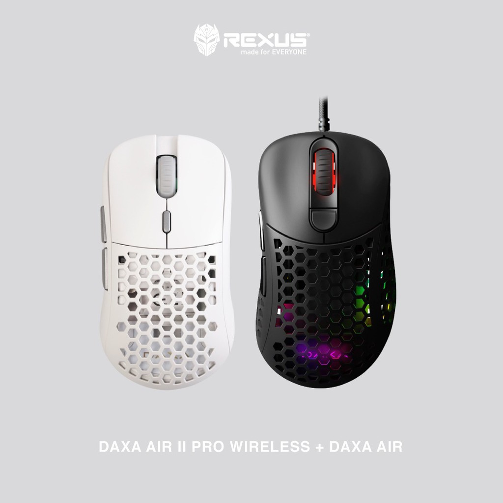 Jual PROMO BUNDLING Rexus PRO Mouse Wireless Gaming Daxa Air II + Mouse ...