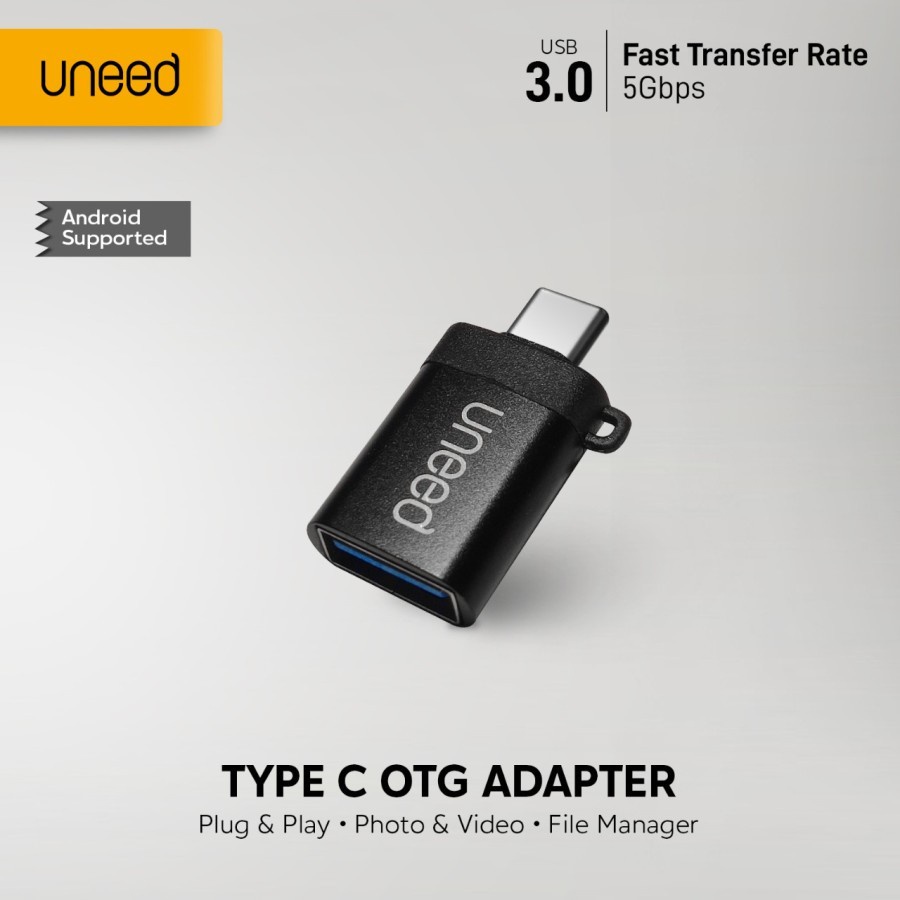 Jual UNEED OTG Adapter Type C to USB Konektor USB to Type C - UAT03AC ...