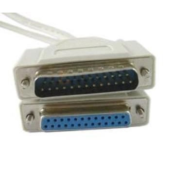Jual KABEL PARALLEL 5 meter M-F SERIAL LPT DB25 DB-25 ieee 1284 Printer ...