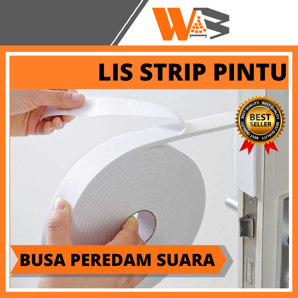 Jual COD Penutup Celah Pintu Busa Peredam Suara Ruangan Kamar Studio Lis Strip E33 | Shopee ...