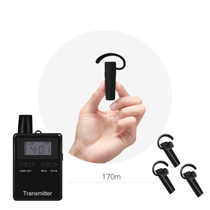 Jual Paket 1 transmitter + 50 receiver Tour Guide System bluetooth umroh, haji, konferensi ...