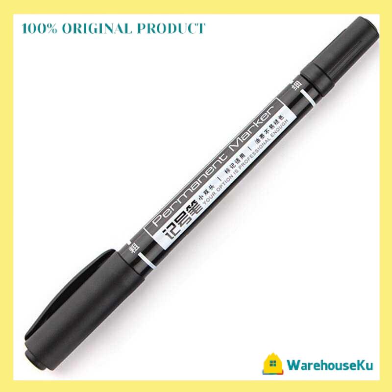 Jual Pena Pulpen Permanen Dual Head Tip Marker Pens Waterproof | Shopee ...
