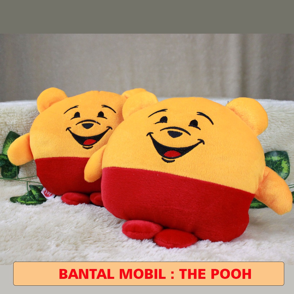 Jual Bantal Mobil, Bantal Sandaran Kepala Mickey Minnie Pooh Stitch, Car Accesories | Shopee ...