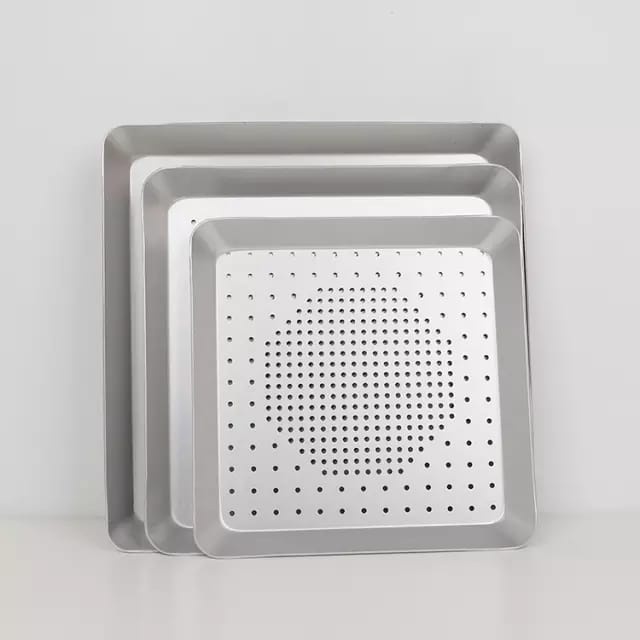 Jual ELtamart Loyang Kue Kering Perforated Square Pizza Pan Loyang ...