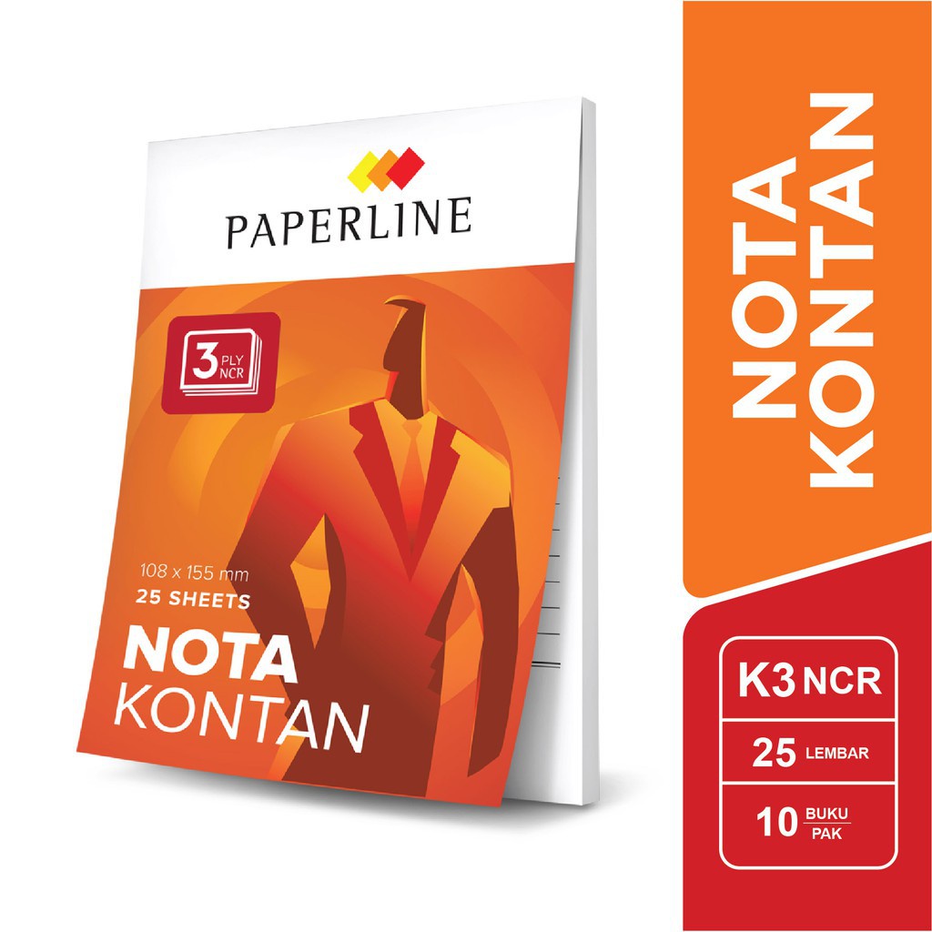 Jual Paperline Nota Kontan 3ply K3 NCR - PPL NK K3 NCR | Shopee Indonesia
