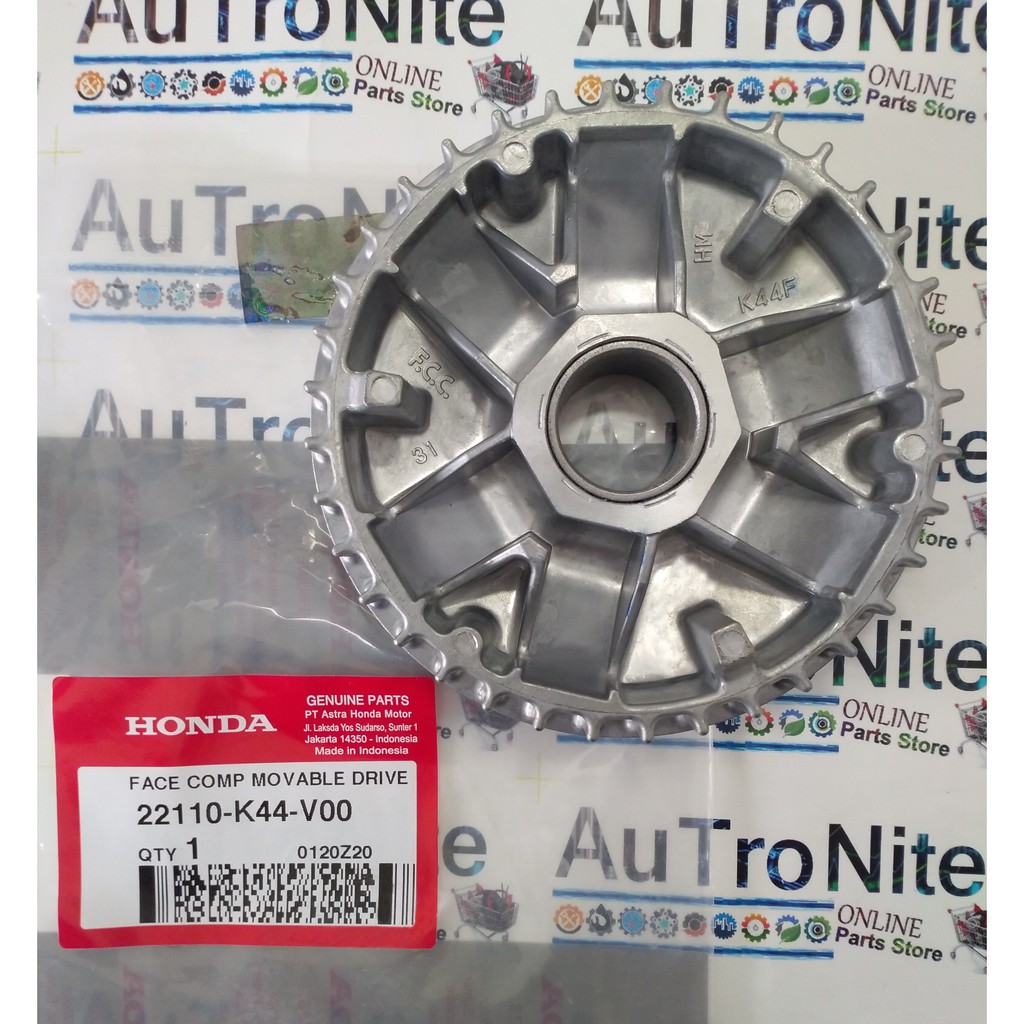 Jual Pulley Rumah Roller Face Comp Movable Drive 22110-K44-V00 Ori ...