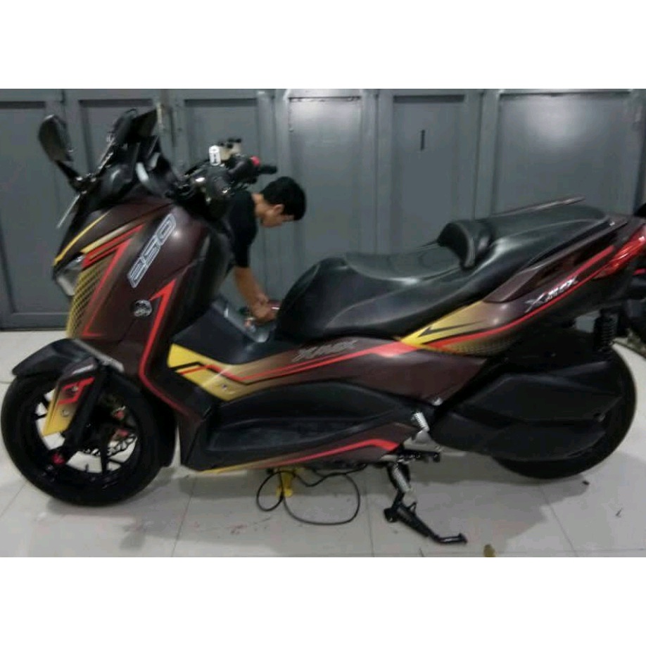 Jual Stiker DECAL XMAX 250 CC costum variasi yamaha xmax old warna ...