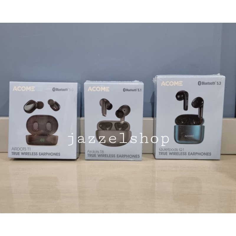 Jual ACOME airdots T1 / T8 / Quietpods Q1 true wireless earphones ...