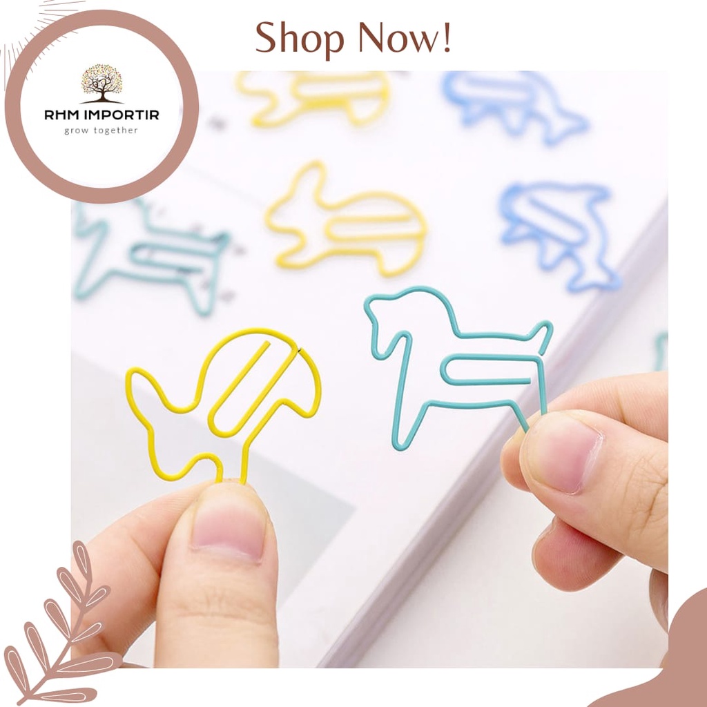 Jual Paper klip lucu karakter hewan versi korea style | Shopee Indonesia