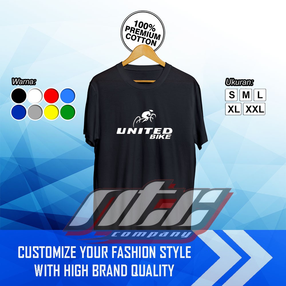 Jual T-Shirt Kaos Baju Sepeda United Bike Logo Kaos Sport Terbaru - NTC ...